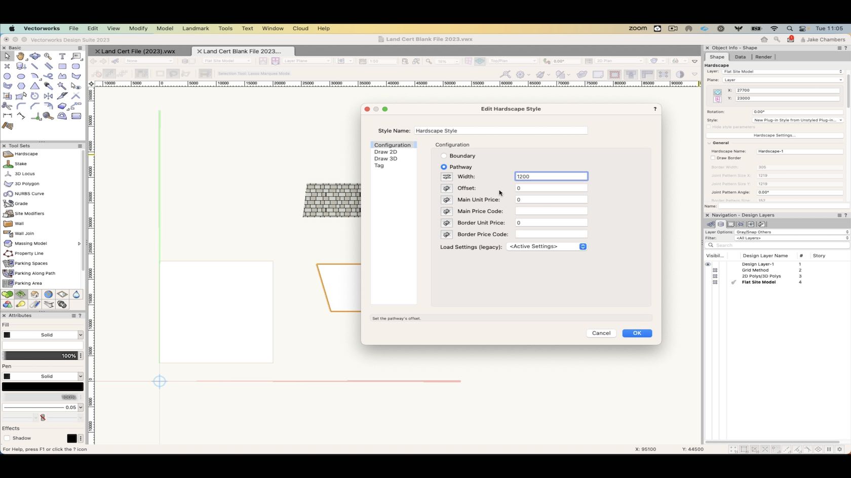 HARDSCAPE - CREATE A HARDSCAPE STYLE | Vectorworks University